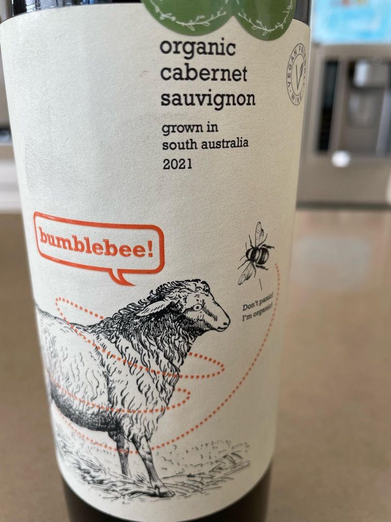 2021 Fourth Wave Wine Partners Cabernet Sauvignon Bumblebee, Australia ...