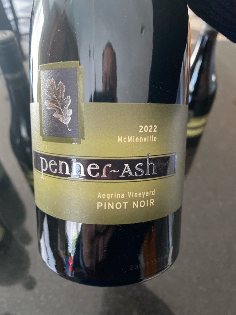 2022 Penner-Ash Pinot Noir Aegrina Vineyard, USA, Oregon, Willamette ...