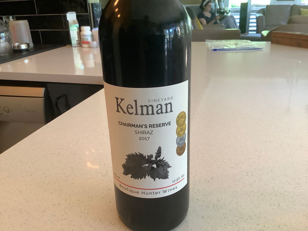 2017 Kelman Shiraz Chairman's Reserve, Australia, New South Wales ...