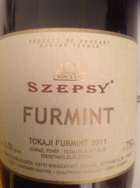 2011 István Szepsy Furmint Tokaji, Hungary, Tokaji - CellarTracker