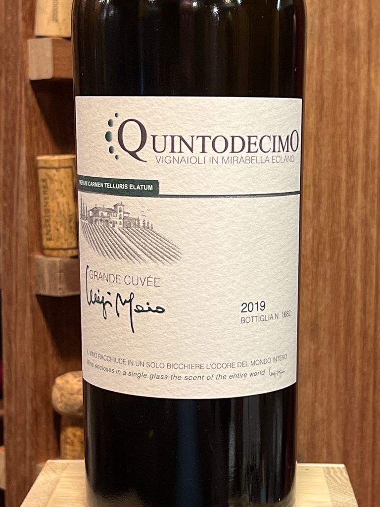 2018 Quintodecimo Grande Cuvée Luigi Moio, Italy, Campania, Irpinia ...