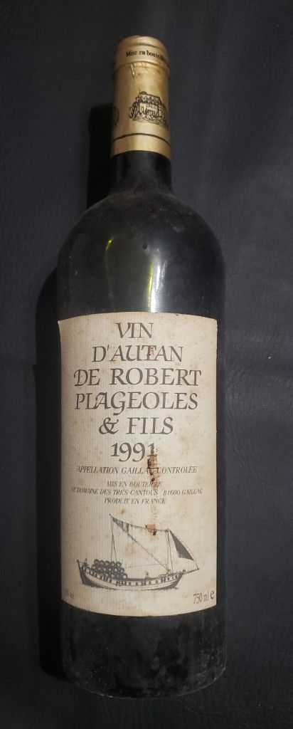 1991 Robert & Bernard Plageoles Gaillac Doux Vin d'Autan Tres Cantous ...