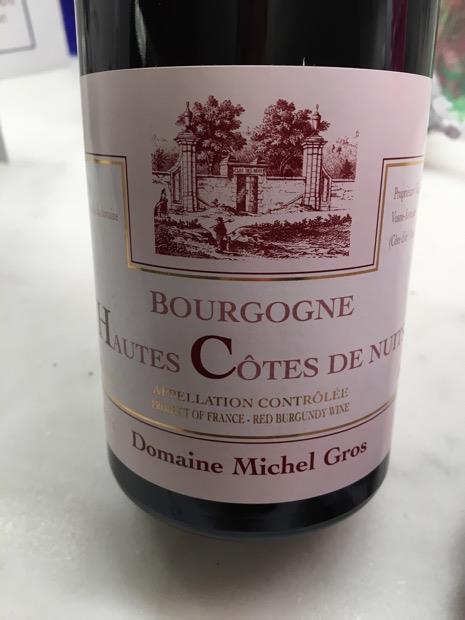 2014 Domaine Michel Gros Bourgogne Hautes-Côtes de Nuits, France ...