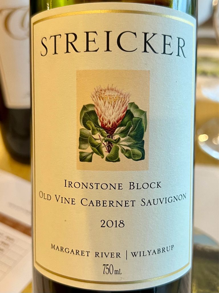 2017 Streicker Cabernet Sauvignon Ironstone Block Old Vine, Australia, Western Australia, South ...