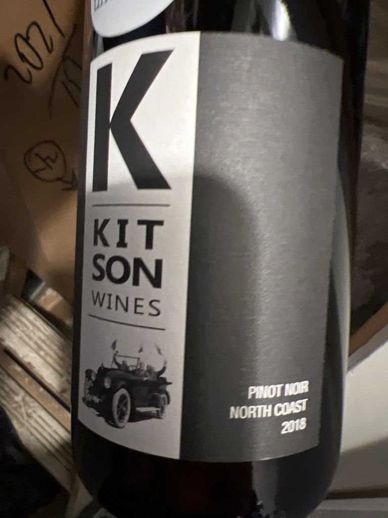 2018 Kitson Wines Pinot Noir, USA, California, North Coast, Anderson ...