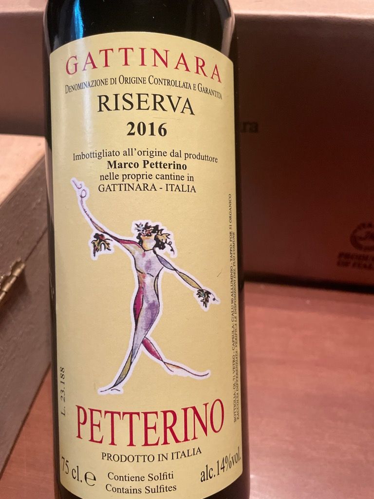 2016 Petterino Gattinara Riserva, Italy, Piedmont, Northern Piedmont ...