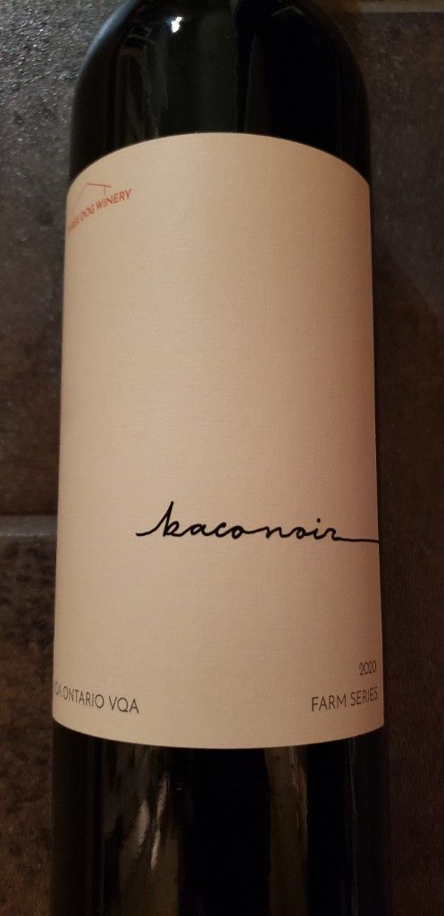 2020 Three Dog Winery Baco Noir, Canada, Ontario, Ontario VQA ...