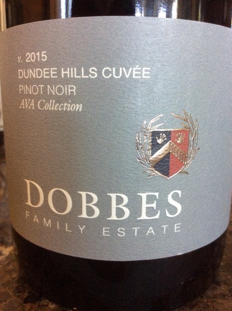 2015 Dobbes Family Estate Pinot Noir Dundee Hills Cuvée, USA, Oregon ...