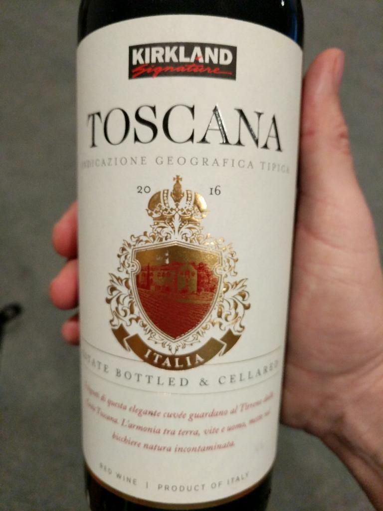 2016 Kirkland Signature Red Wine Toscana IGT, Italy, Tuscany, Toscana ...