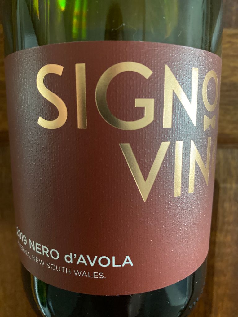 2022 Signor Vino Nero d'Avola, Australia, New South Wales, Big Rivers ...