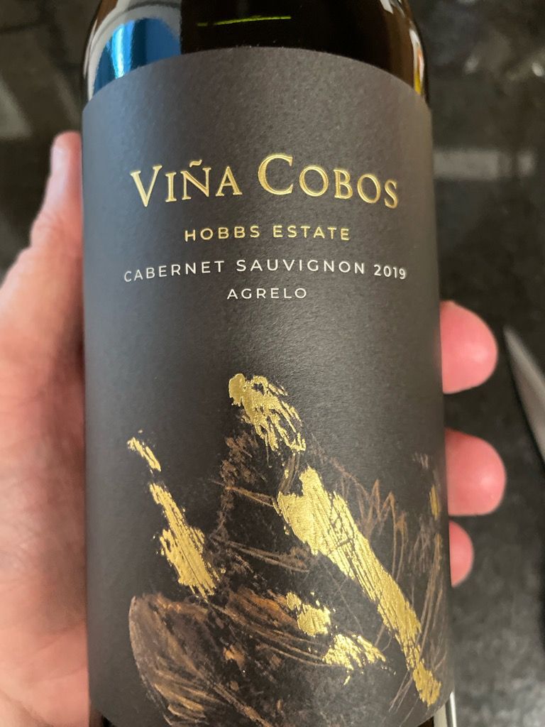 2019 Viña Cobos Cabernet Sauvignon Hobbs Estate, Argentina, Mendoza ...