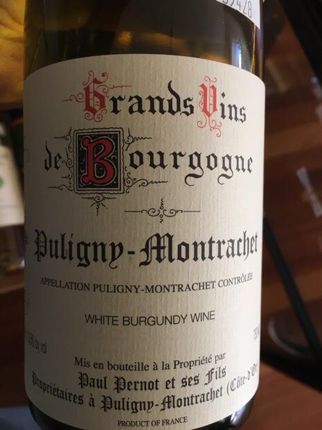 2010 Paul Pernot et ses Fils Puligny-Montrachet, France, Burgundy, Côte ...