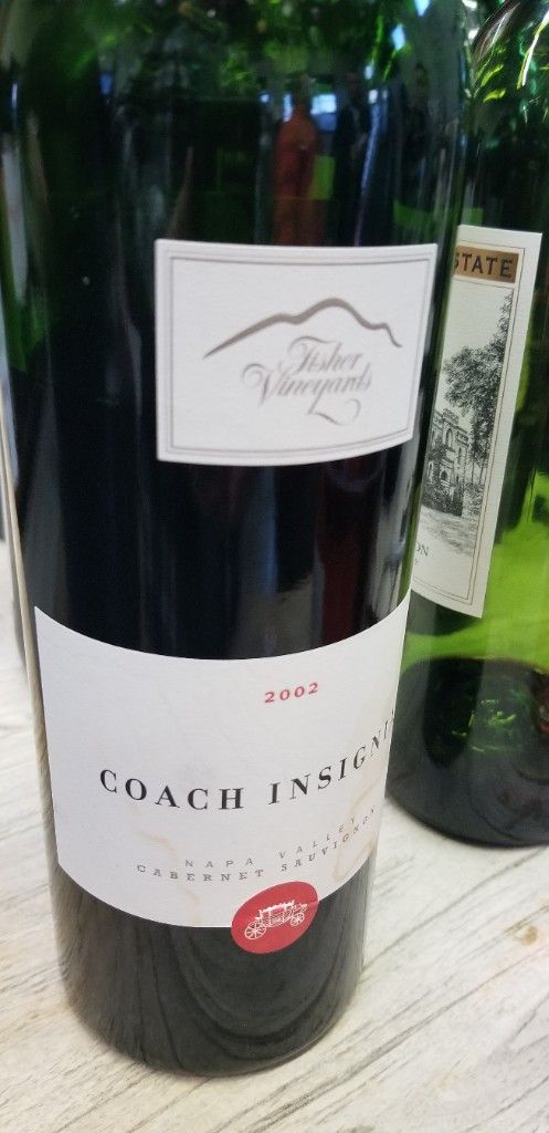 2002 Fisher Vineyards Cabernet Sauvignon Coach Insignia, USA ...