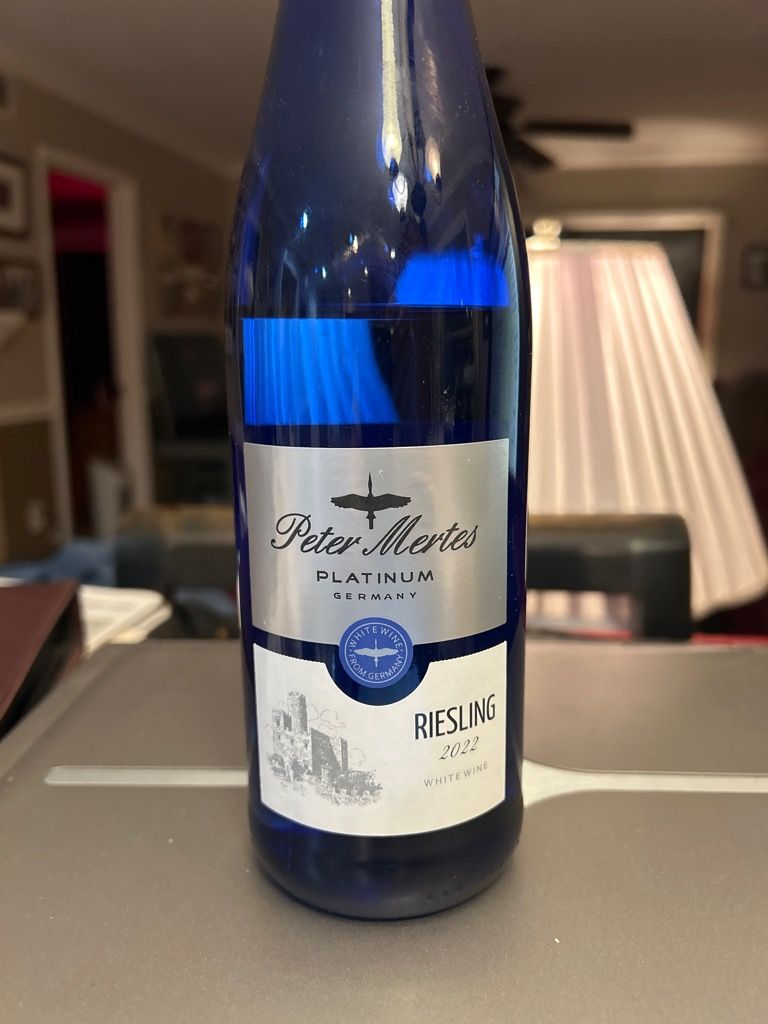 2020 Peter Mertes Riesling Platinum, Germany, Pfalz - CellarTracker