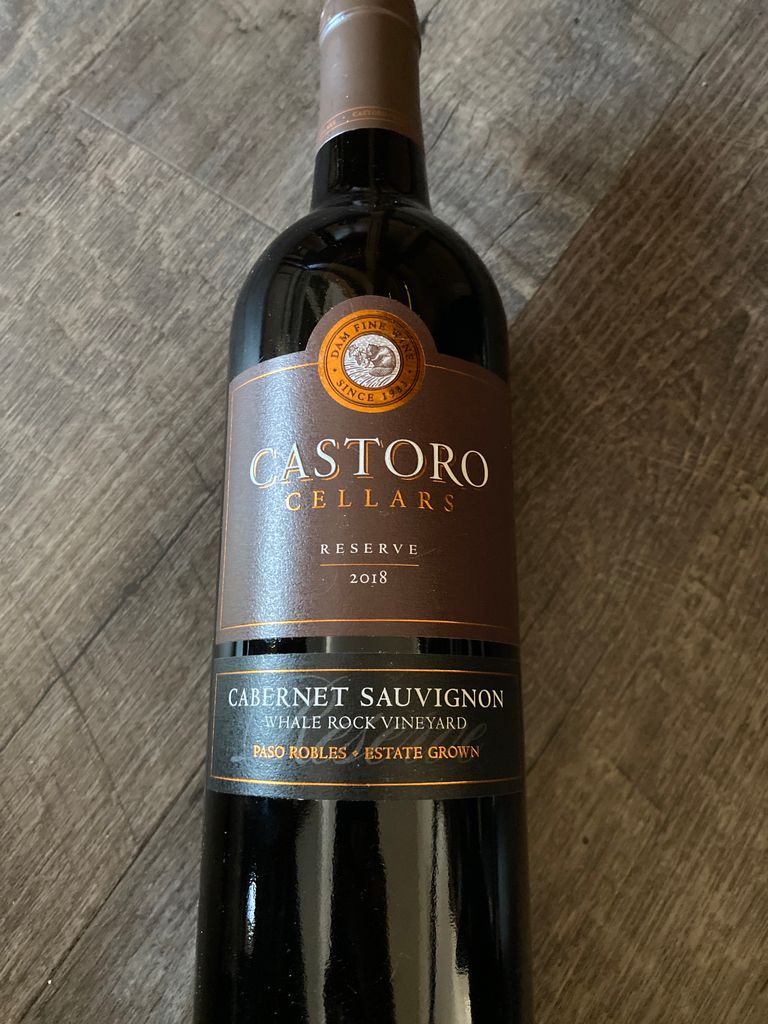 2018 Castoro Cellars Cabernet Sauvignon Reserve, USA, California ...