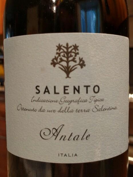 2015 Antale Primitivo Salento IGT, Italy, Puglia, Salento IGT ...