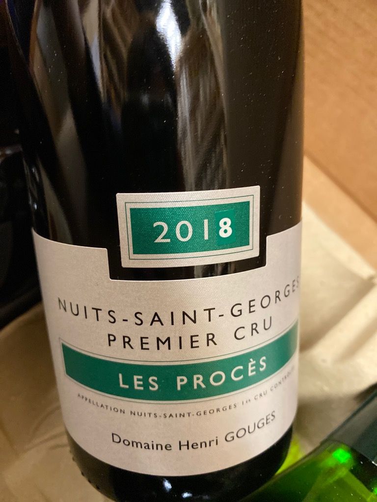 2022 Domaine Henri Gouges Nuits St. Georges 1er Cru Les Procès, France ...