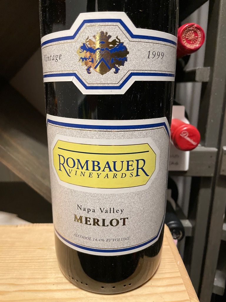 1999 Rombauer Vineyards Merlot Napa Valley, USA, California, Napa ...