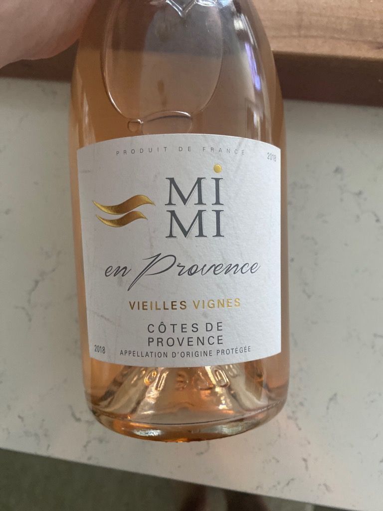 2019 Mimi en Provence Côtes de Provence Vieilles Vignes Rosé, France ...