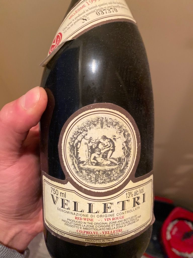 1996 Soc Agr. Veliterna Vini Velletri Osé Italia, Italy, Latium ...