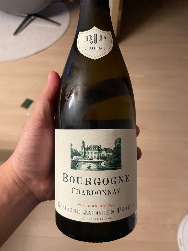 2019 Domaine Jacques Prieur Chardonnay Bourgogne, France, Burgundy ...