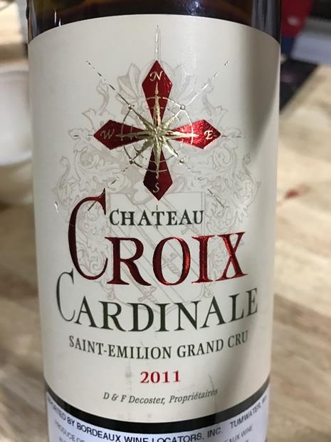 2005 Château Croix Cardinale, France, Bordeaux, Libournais, Saint ...