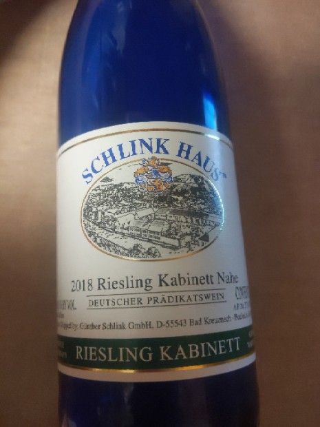 2018 Schlink Haus Riesling Kabinett, Germany, Nahe - CellarTracker