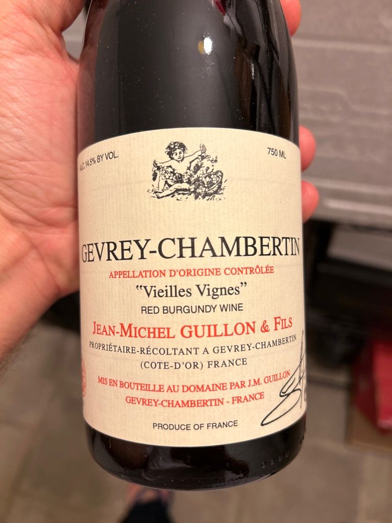 2020 Jean-Michel Guillon Gevrey-Chambertin 1er Cru Champonnets Vieilles ...