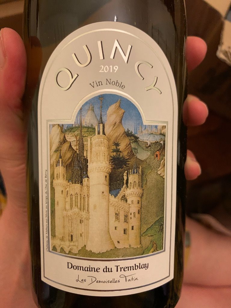 2019 Domaine du Tremblay Quincy Vin Noble, France, Loire Valley, Upper ...