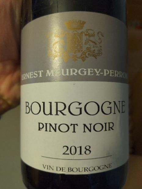 2018 Ernest Meurgey-Perron Bourgogne, France, Burgundy, Bourgogne ...