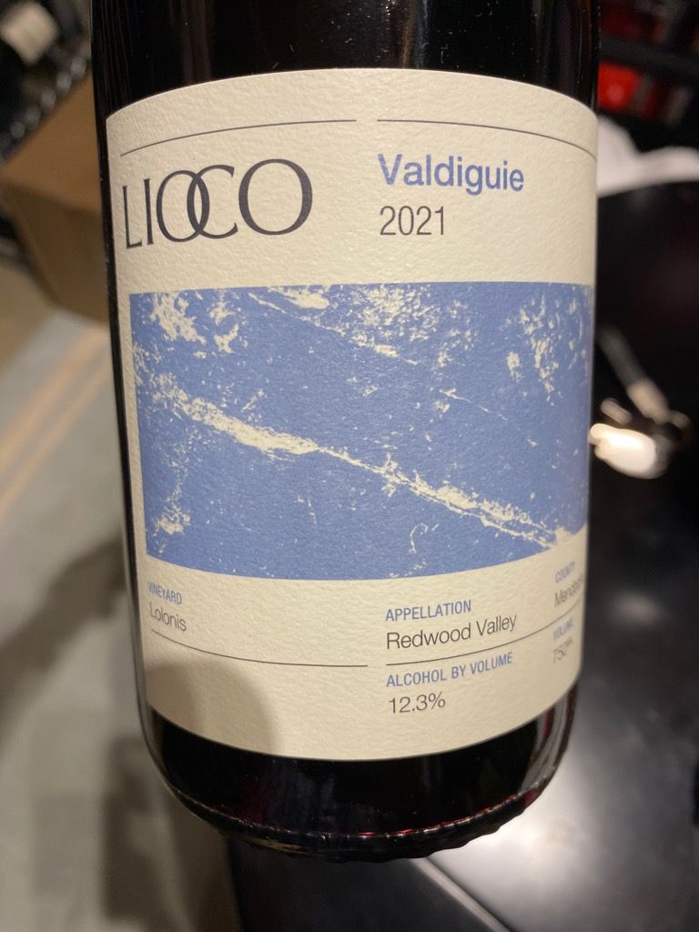 2021 Lioco Valdiguié Lolonis Vineyard, USA, California, North Coast ...