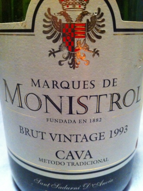 1981 Marqués de Monistrol Cava Brut, Spain, Cava - CellarTracker