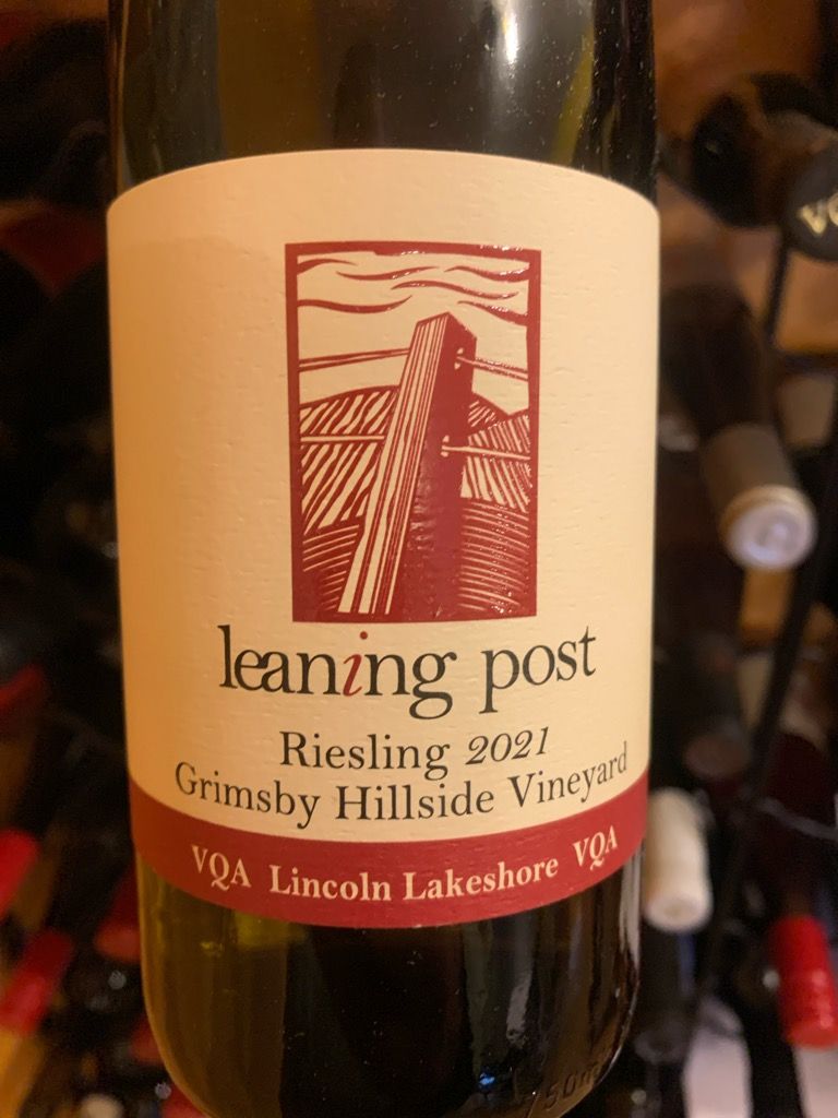 2021 Leaning Post Wines Riesling Grimsby Hillside Vineyard, Canada ...