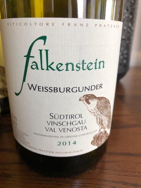 2015 Falkenstein Weissburgunder, Italy, Trentino-Alto Adige, Alto Adige ...