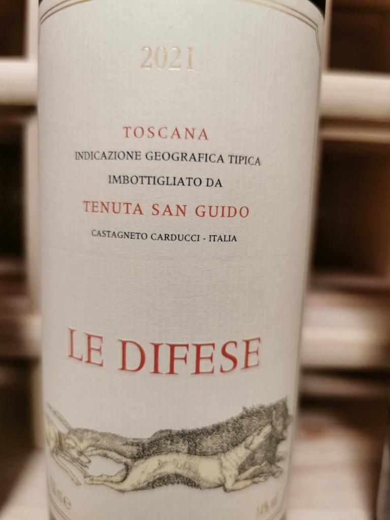 2021 Tenuta San Guido Le Difese Toscana IGT, Italy, Tuscany, Toscana ...