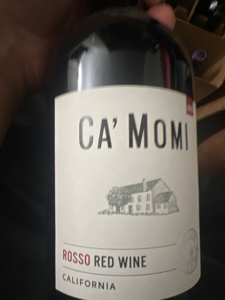 2020 Ca' Momi Rosso, USA, California - CellarTracker
