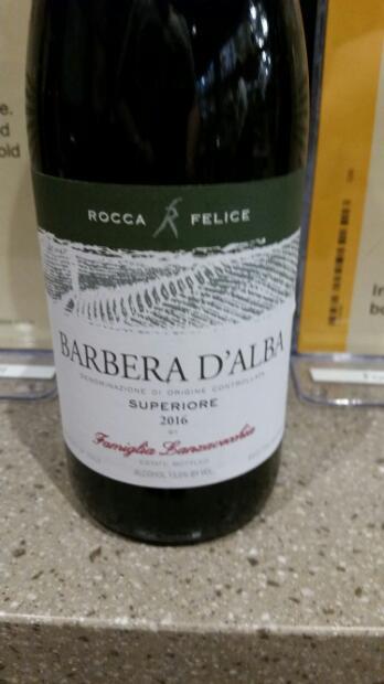 2017 Rocca Felice Barbera d'Alba Superiore, Italy, Piedmont, Alba ...