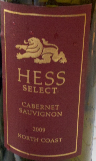 2009 The Hess Collection Cabernet Sauvignon Hess Select North Coast ...