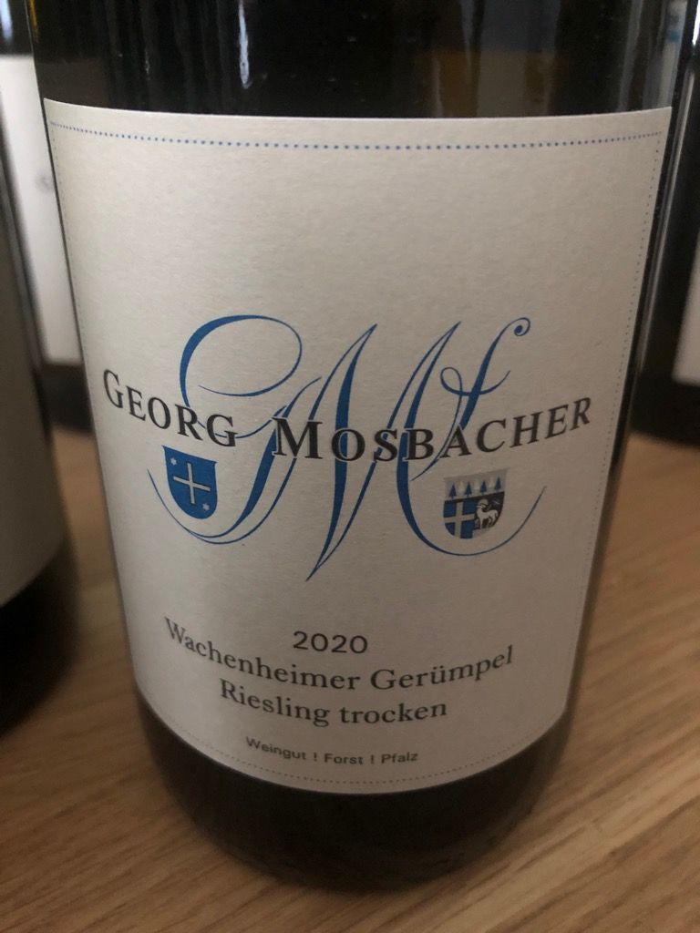 2023 Georg Mosbacher Wachenheimer Gerümpel Riesling trocken, Germany ...
