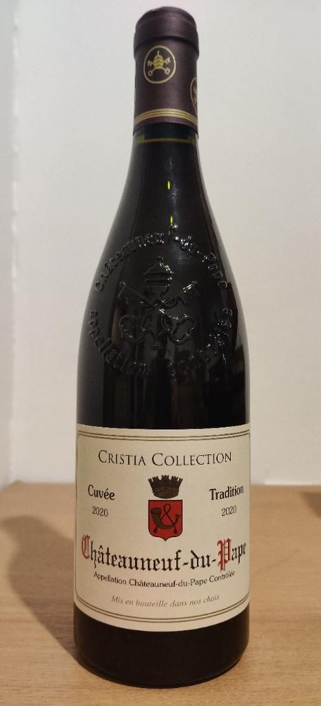 2020 Domaine de Cristia Châteauneuf-du-Pape Cristia Collection Cuvée ...