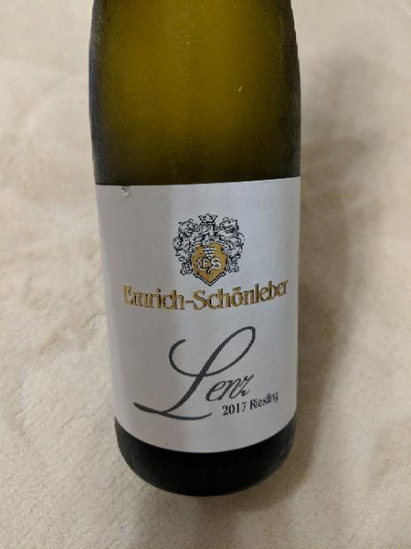 2017 Emrich-Schönleber Riesling Lenz, Germany, Nahe - CellarTracker