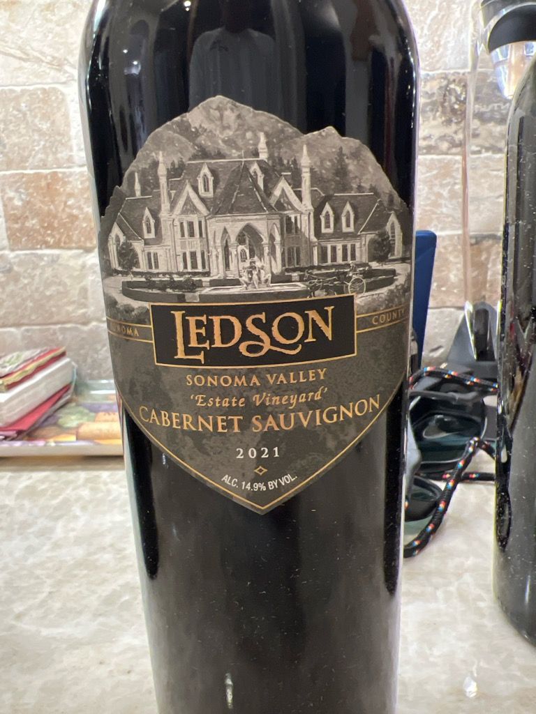 2021 Ledson Cabernet Sauvignon Estate Vineyard, USA, California, Sonoma ...