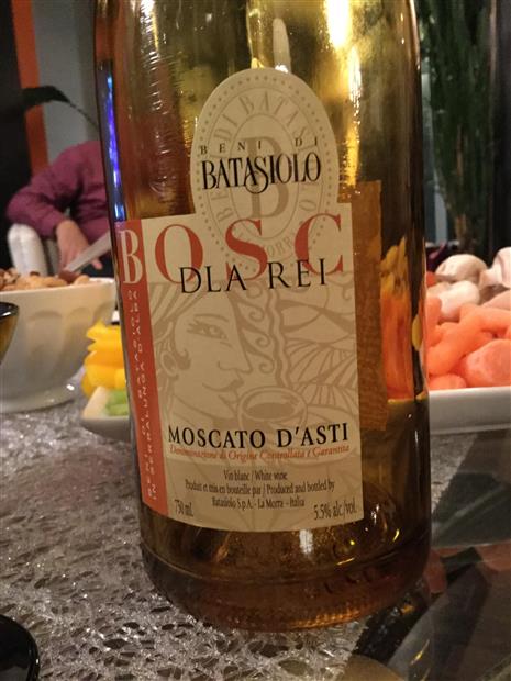 2012 Beni di Batasiolo Moscato d'Asti Bosc dla Rei, Italy, Piedmont ...