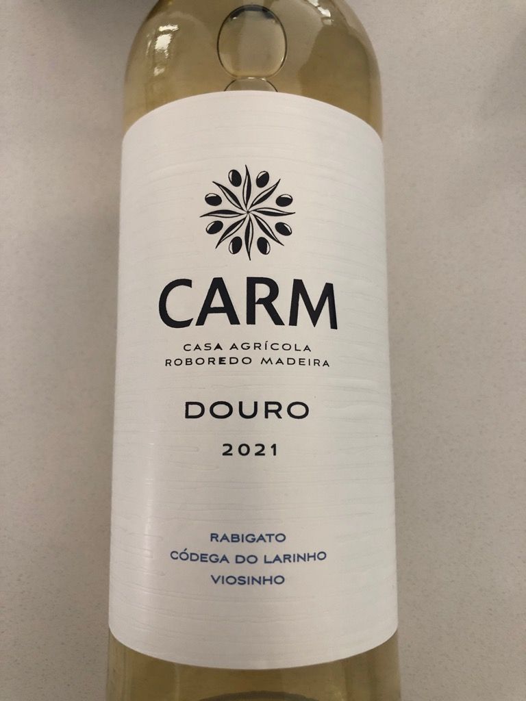 2021 CARM (Casa Agrícola Roboredo Madeira) Douro Vinho Branco, Portugal ...
