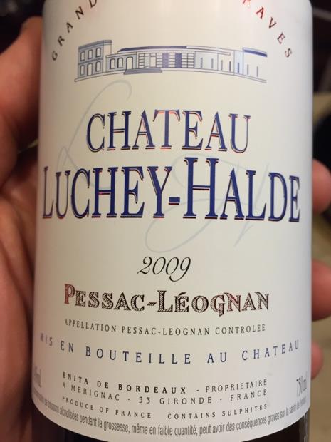 2009 Château Luchey-Haldes Les Haldes de Luchey, France, Bordeaux ...