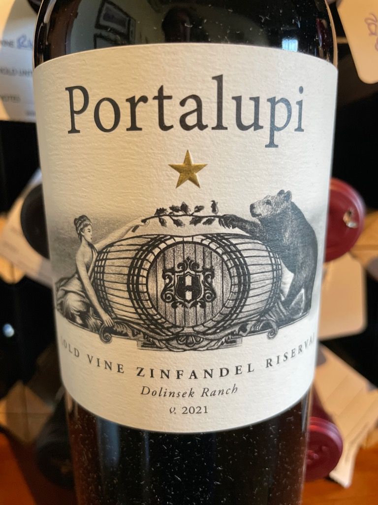 2022 Portalupi Zinfandel Old Vine, Riserva Dolinsek Ranch, USA ...