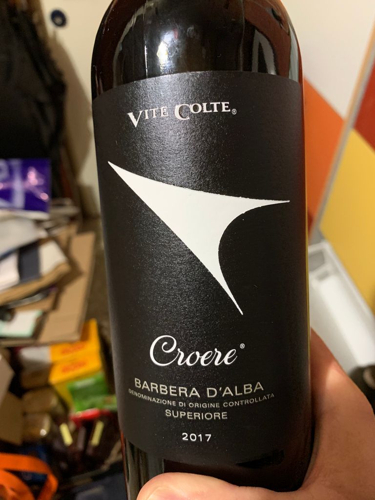 2017 Vite Colte Barbera d'Asti Superiore Croere, Italy, Piedmont, Asti ...