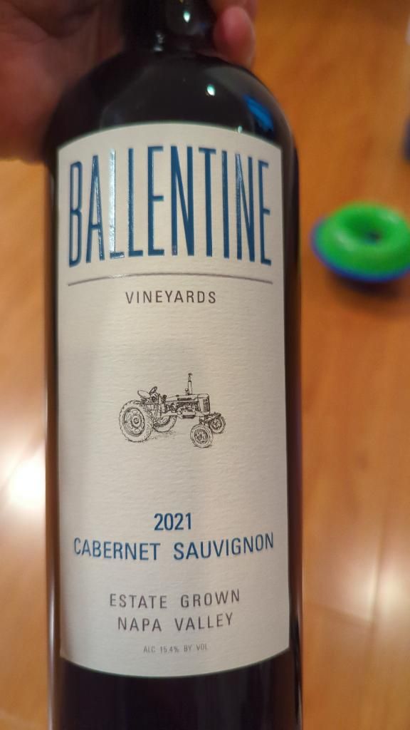 2021 Ballentine Vineyards Cabernet Sauvignon Estate Grown, USA ...