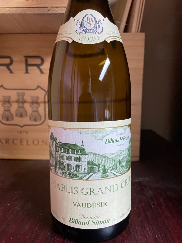 2021 Domaine Billaud-Simon Chablis Grand Cru Vaudésir, France, Burgundy ...