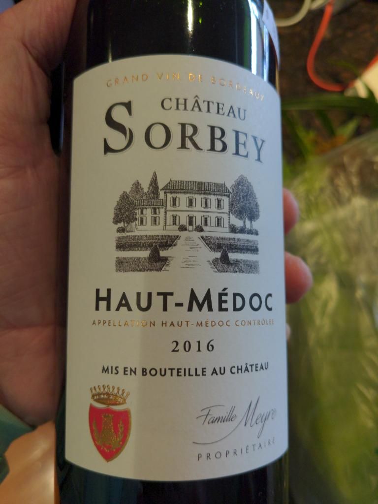 2016 Château Sorbey, France, Bordeaux, Médoc, Haut-Médoc - CellarTracker